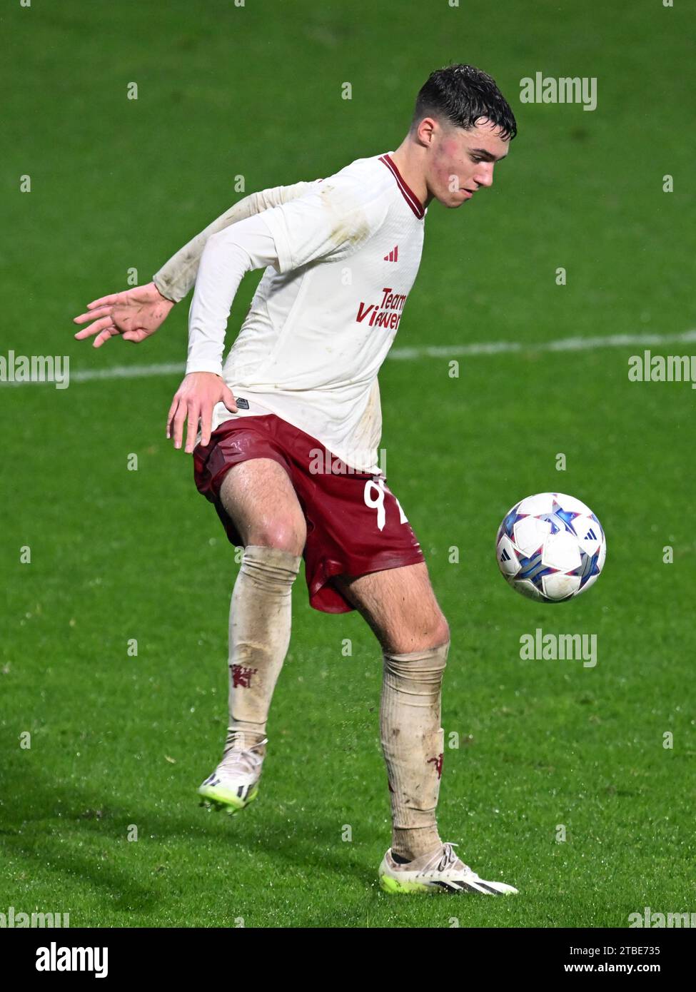 ISTANBUL - James Scanlon of Manchester United FC U19 during the UEFA ...