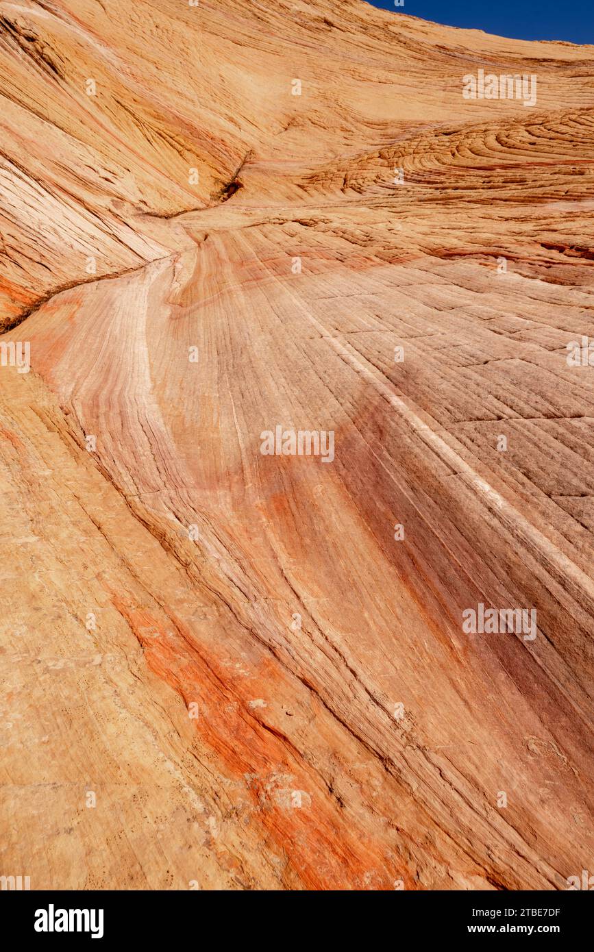 Photograph of the Yellow Rock area, a sandstone hill that's mostly ...