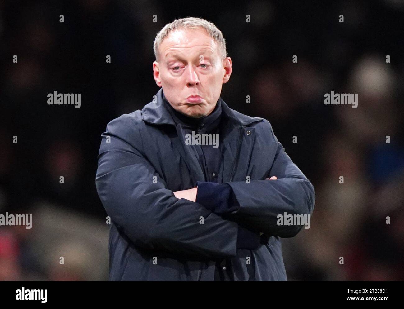 Nottingham Forest manager Steve Cooper during the Premier League match ...