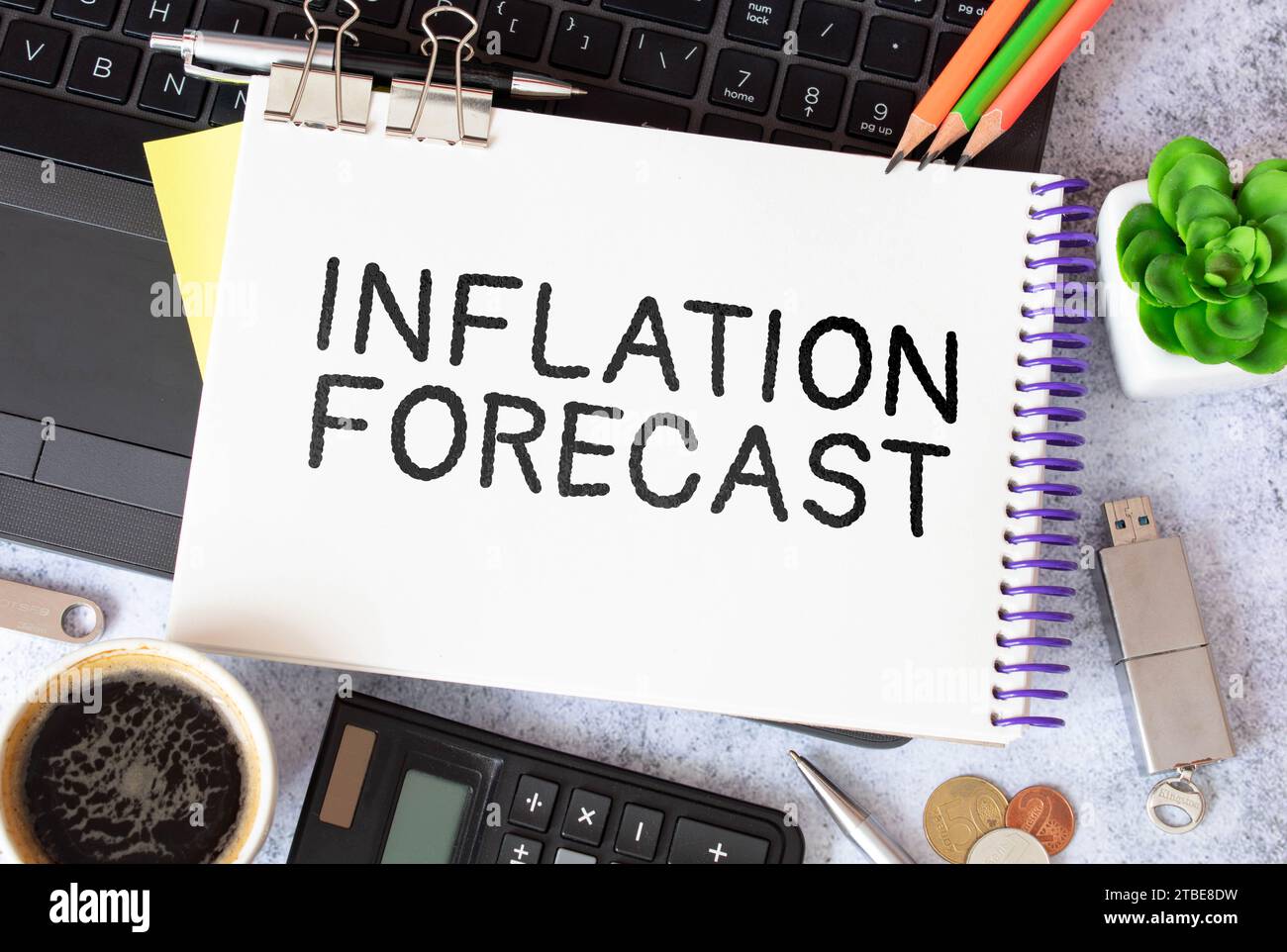 Inflation shocks symbol. Concept words Inflation shocks on wooden ...