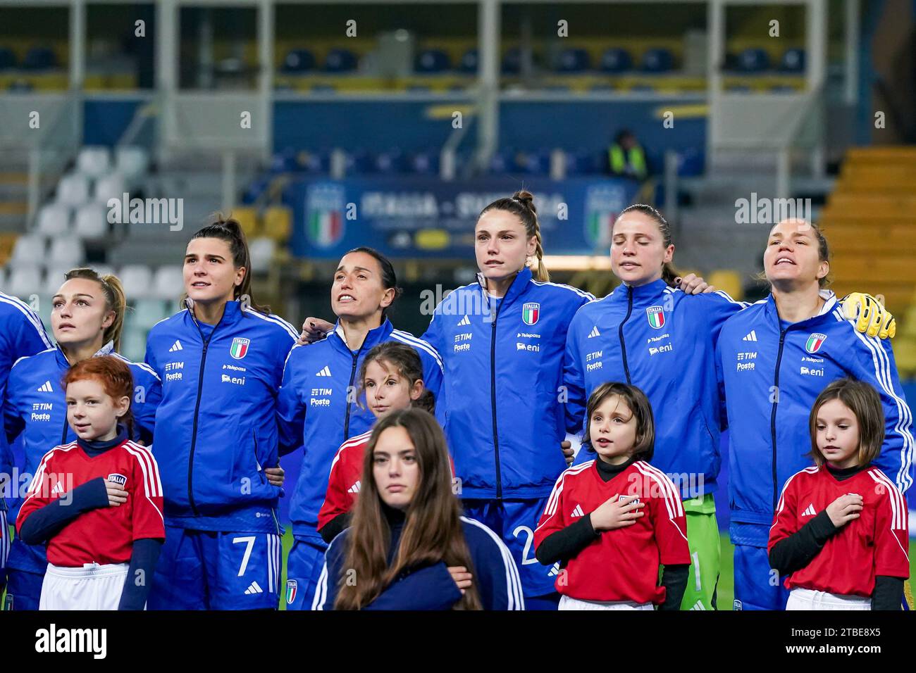 Parma, Italy. 05th Dec, 2023. Giada Greggi (20), Sofia Cantore (7 ...