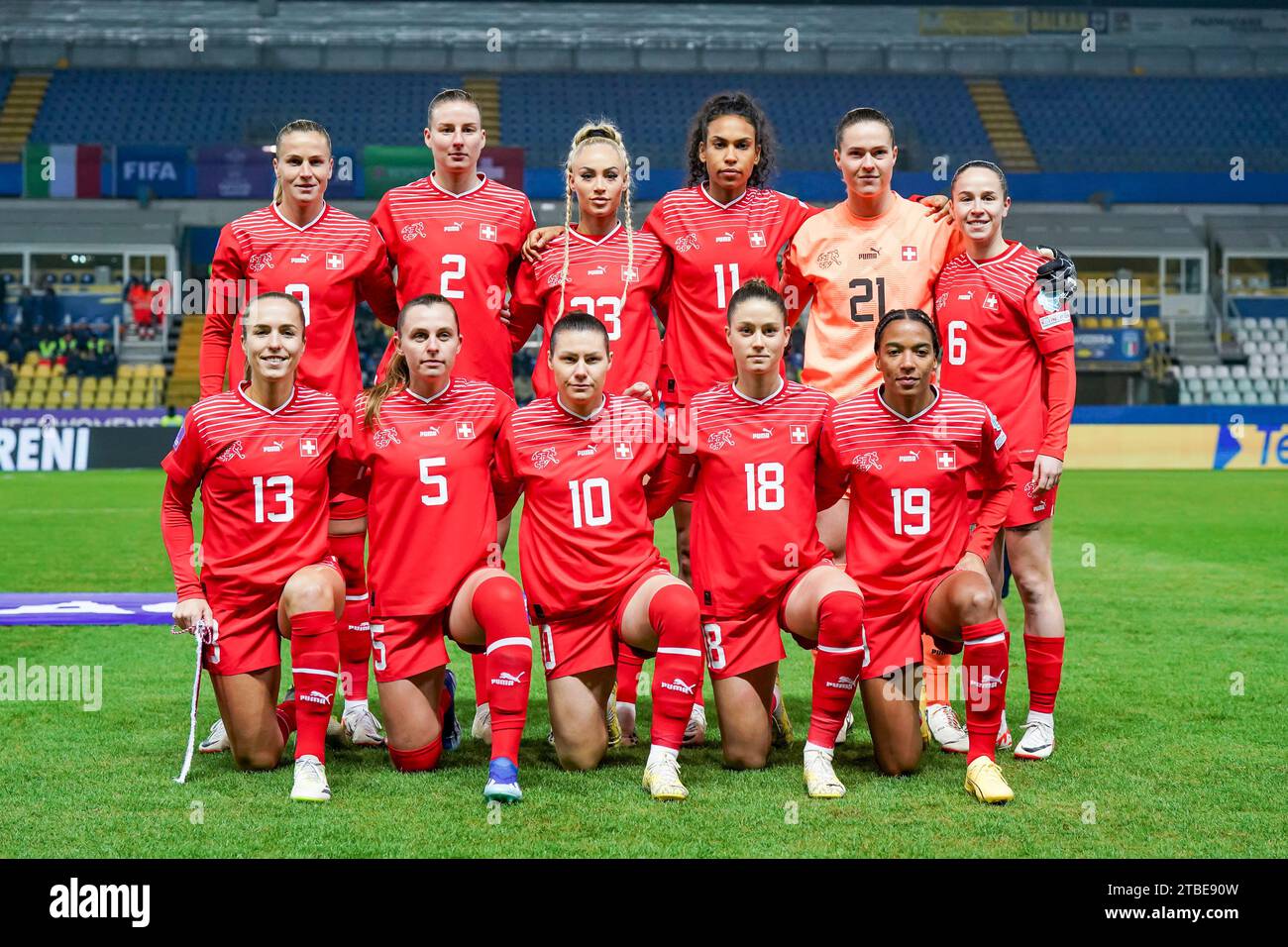 Teamphoto Switzerland: front row: Lia Waelti (SUI), Noelle Maritz (SUI ...