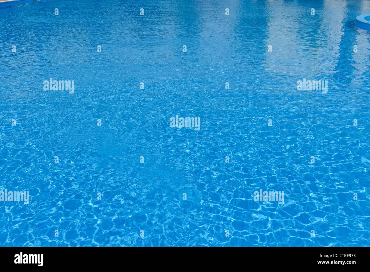 Surface of blue swimming pool. Texture of water surface Stock Photo - Alamy