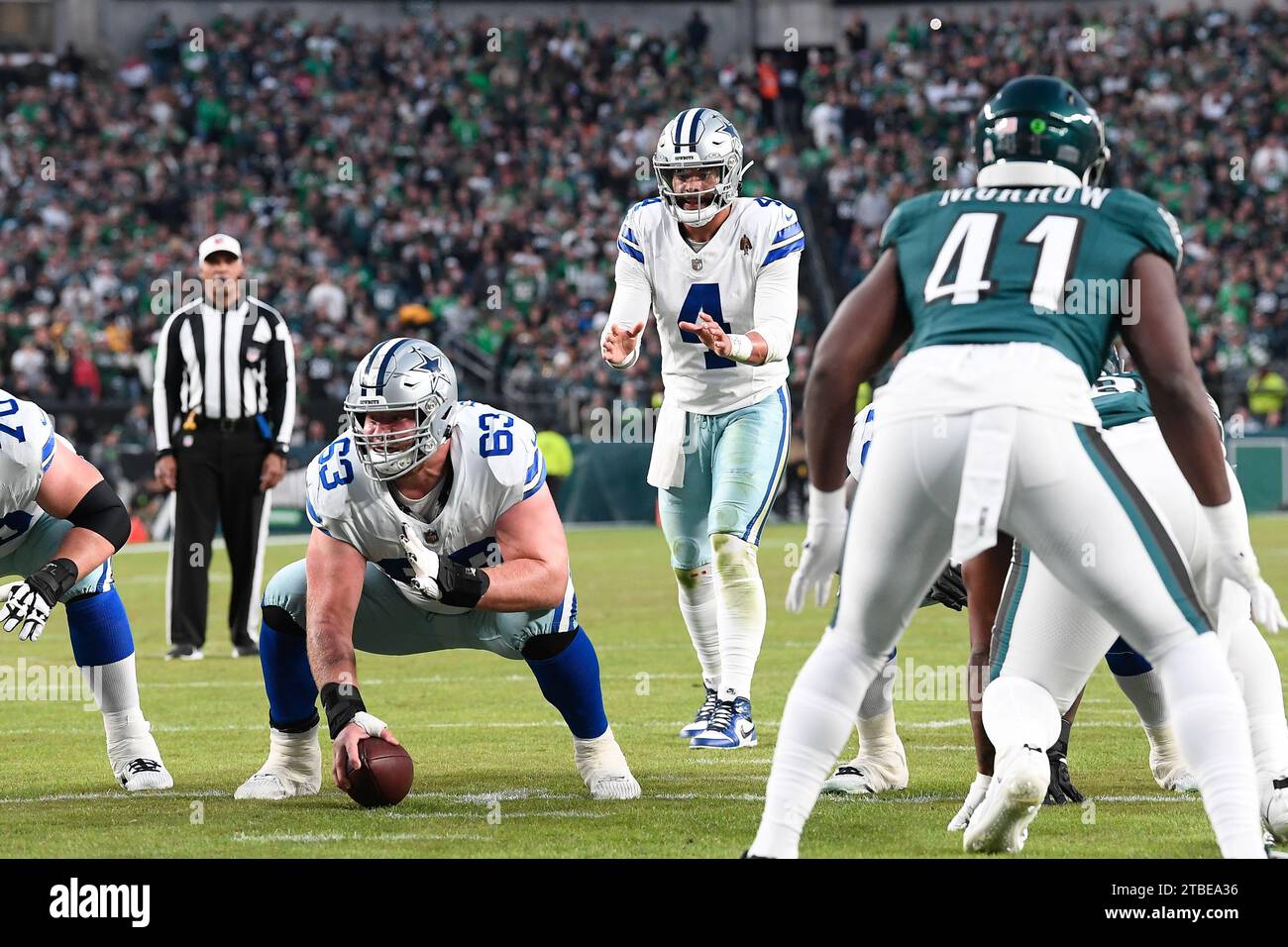 Philadelphia, Pennsylvania, USA. 5th Nov, 2023. Dallas Cowboys center ...