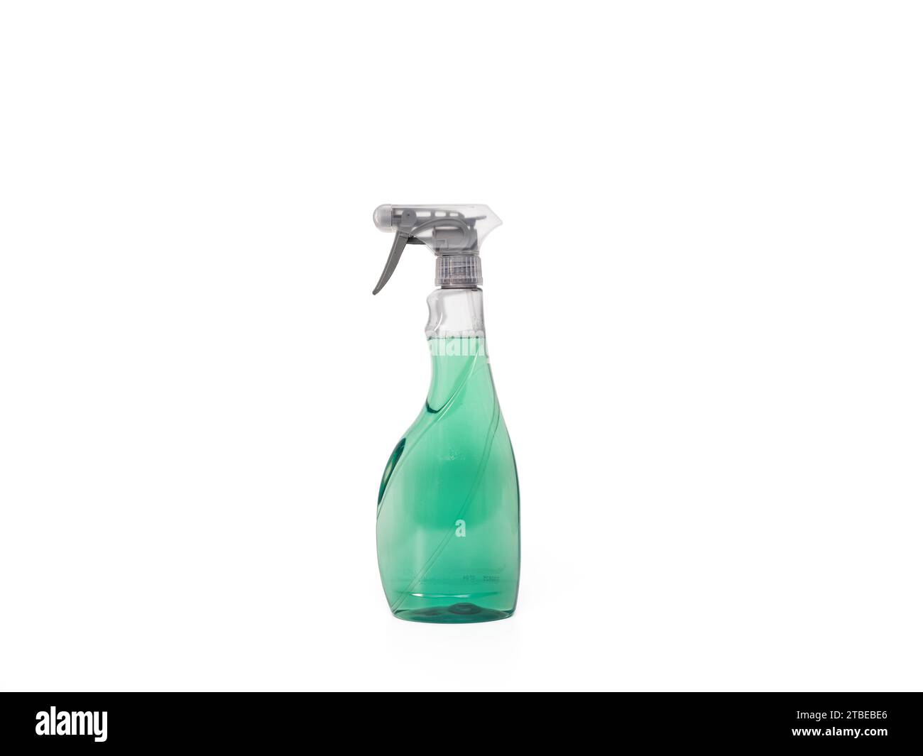 Plastic bottle with cleaning products. Spray bottle of cleaning product ...