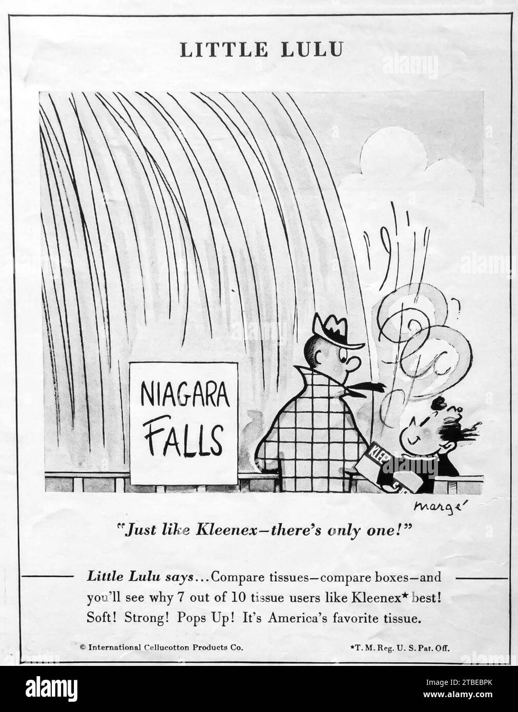 Kleenex advertisement vintage hi-res stock photography and images - Alamy