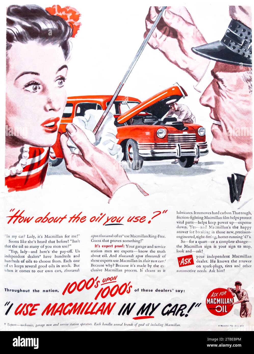 Motor oil advertisement hi-res stock photography and images - Alamy