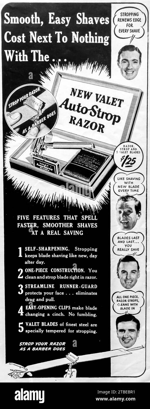 Strop shave Black and White Stock Photos & Images - Alamy