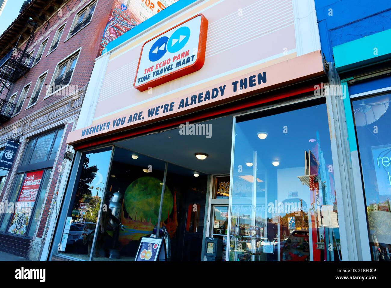 Los Angeles, California,The Echo Park Time Travel Mart. Non-profit Time ...