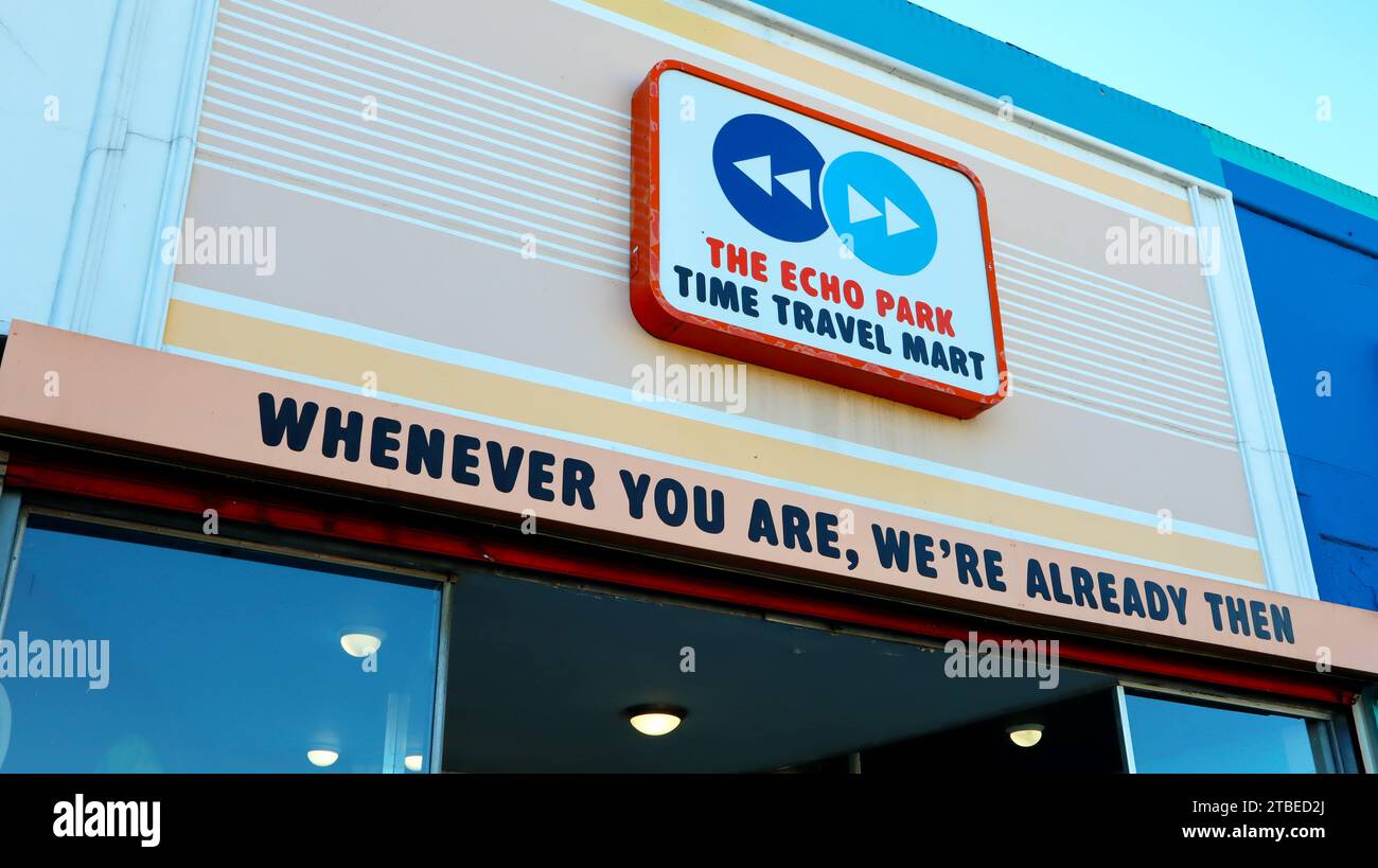 Los Angeles, California,The Echo Park Time Travel Mart. Non-profit Time ...