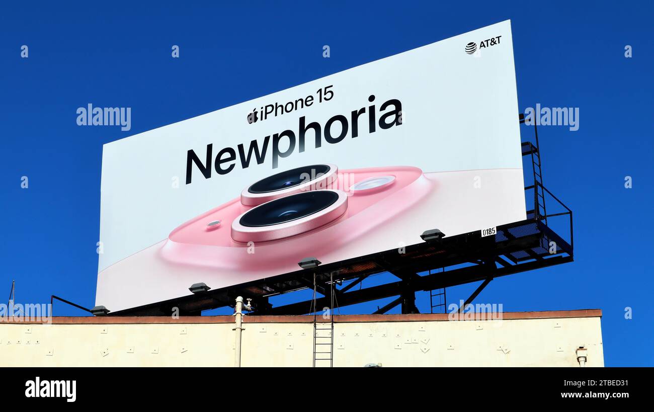 Los Angeles, California – December 5, 2023: Billboard Campaign To ...