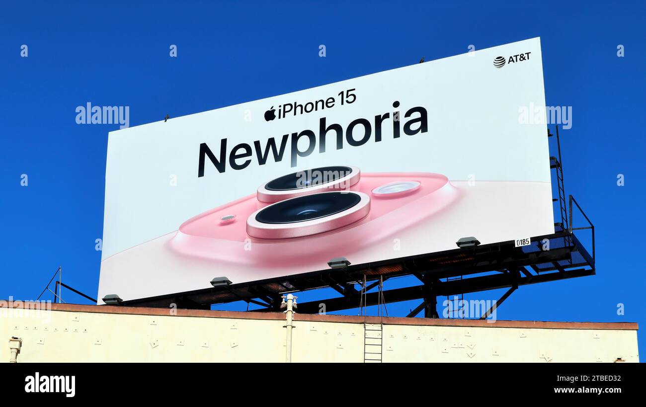 Los Angeles, California – December 5, 2023: Billboard Campaign To ...