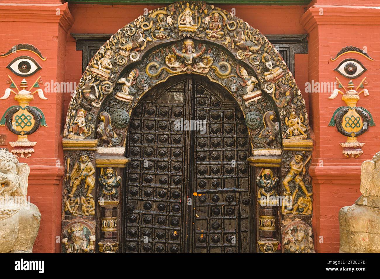 Nepal, Kathmandu, Durbar Square, Shim Dhoka Gate Stock Photo - Alamy