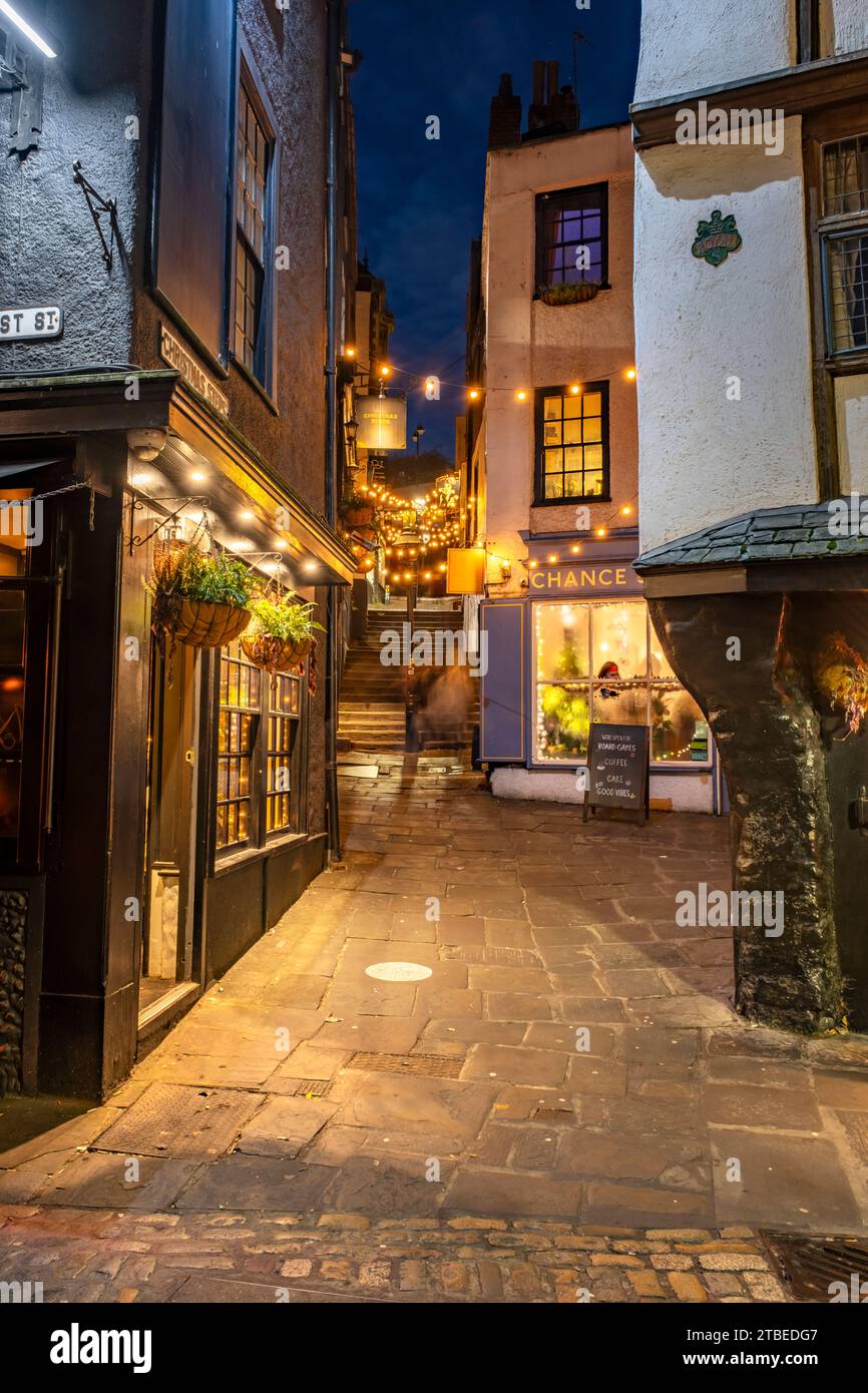 Christmas steps in Bristol, England Stock Photo - Alamy