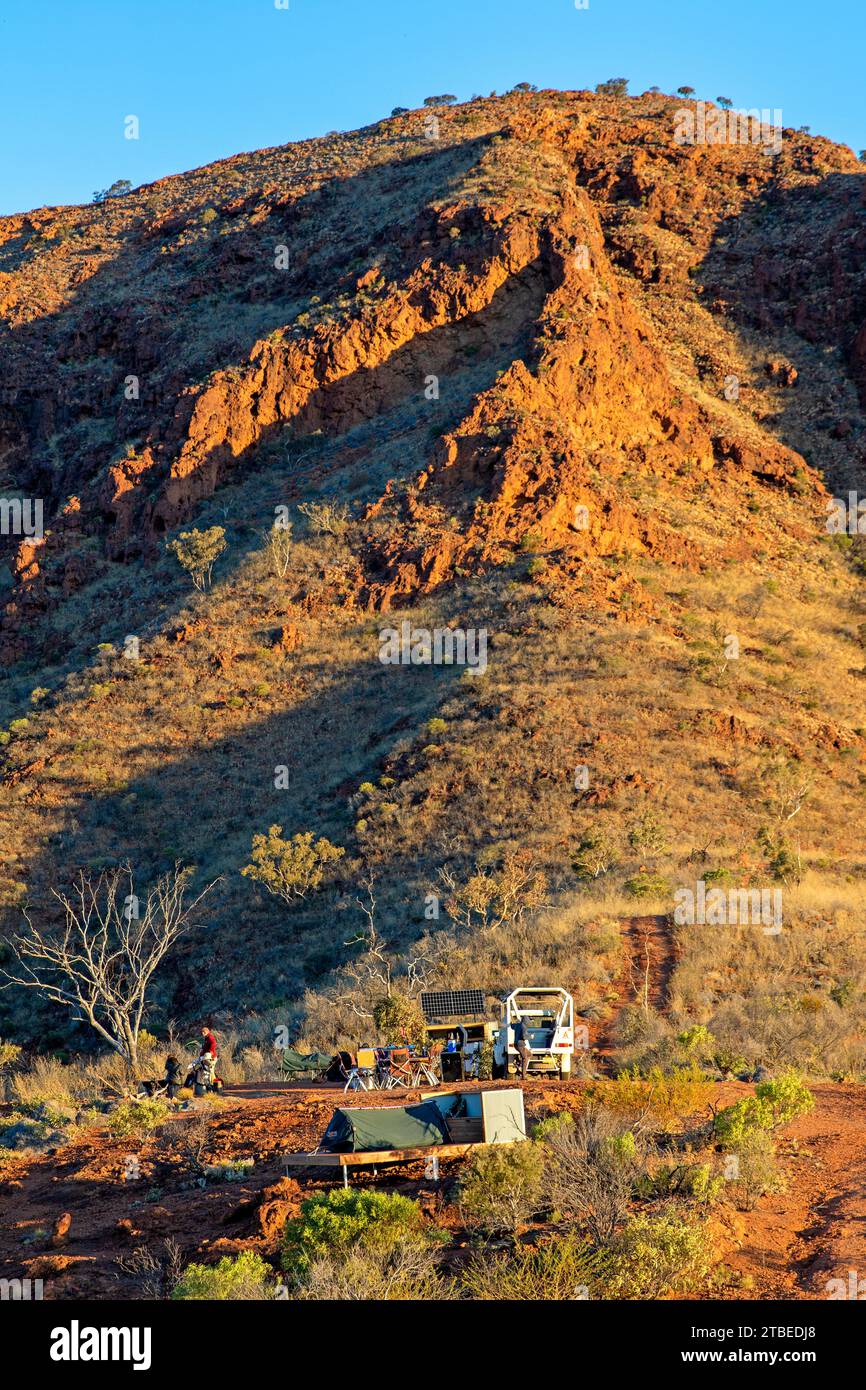 Camp on the Ridgetop Sleepout, Arkaroola Wilderness Sanctuary Stock ...