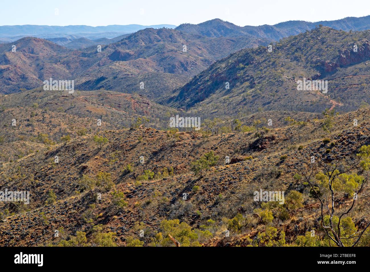 The northern Flinders Ranges at Arkaroola Wilderness Sanctuary Stock ...