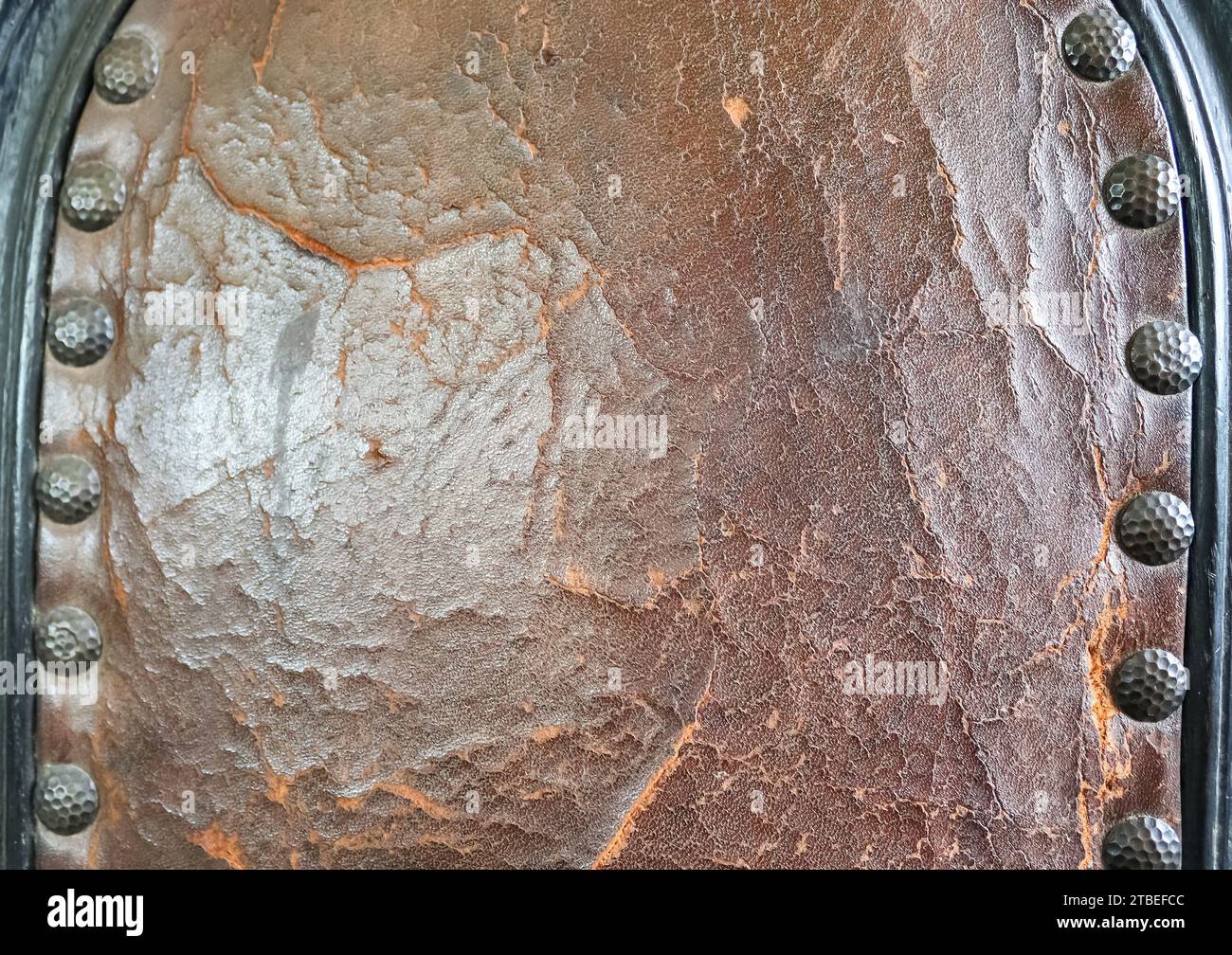 Surface texture of old crumpled leather Stock Photo - Alamy