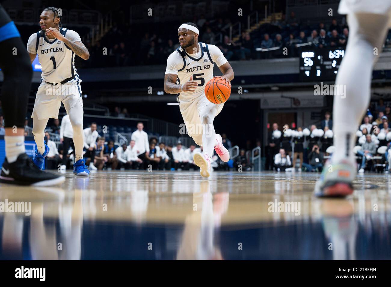 INDIANAPOLIS, IN - DECEMBER 05: Butler Bulldogs guard Posh Alexander (5 ...