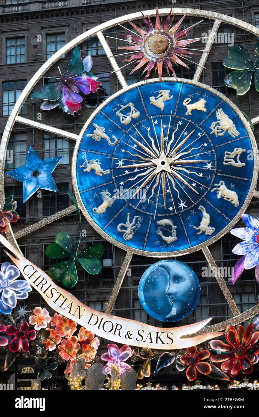 Christian Dior's carousel of dreams is the theme for the Saks Fifth ...