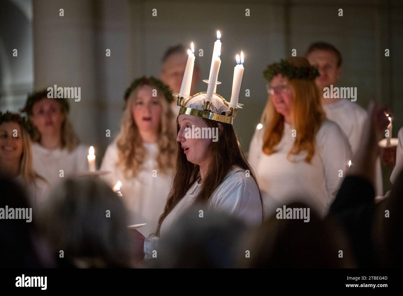 London, UK. December 6, 2023: London Nordic Choir perform their annual ...