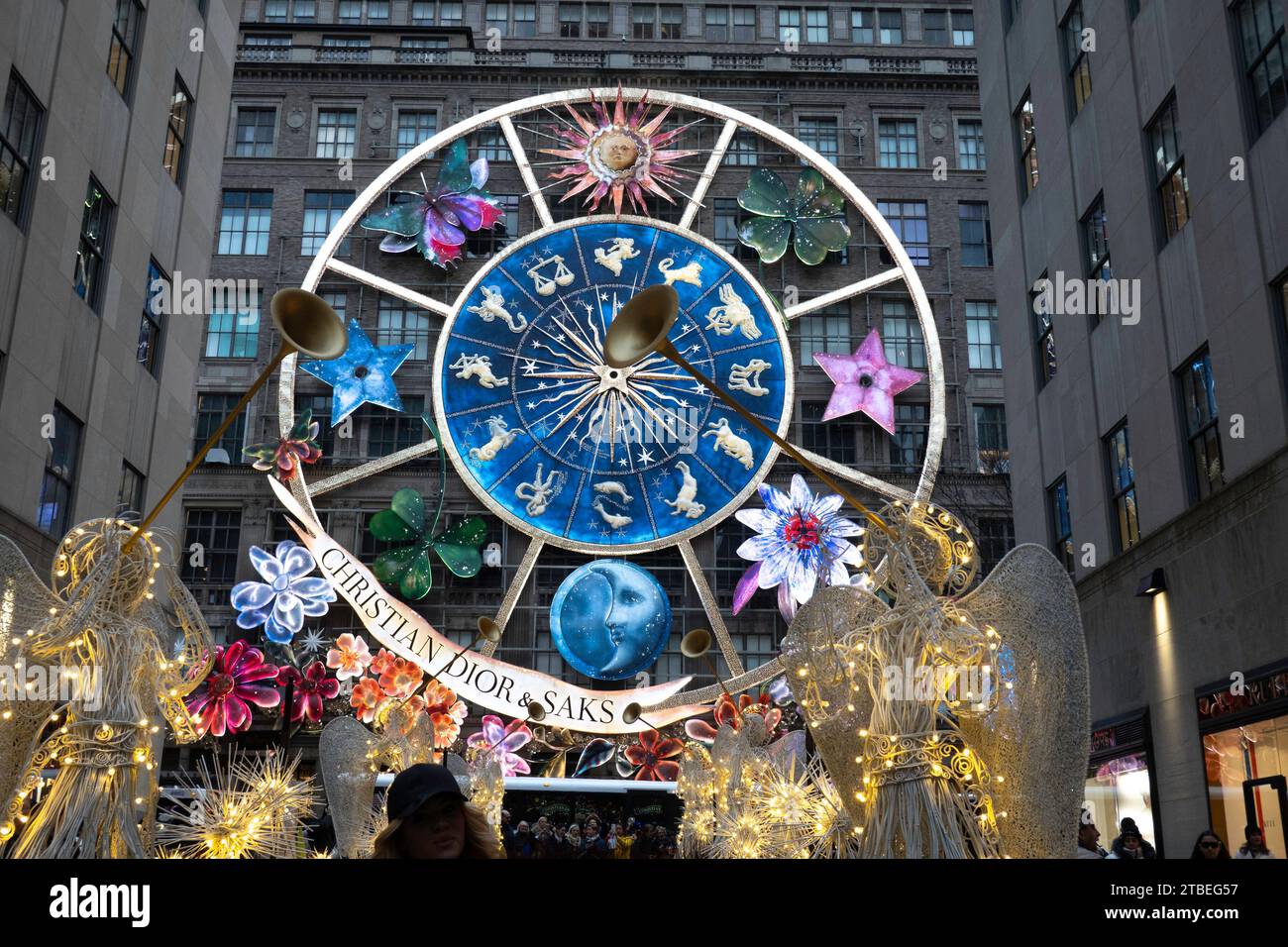 Christian Dior's carousel of dreams is the theme for the Saks Fifth ...