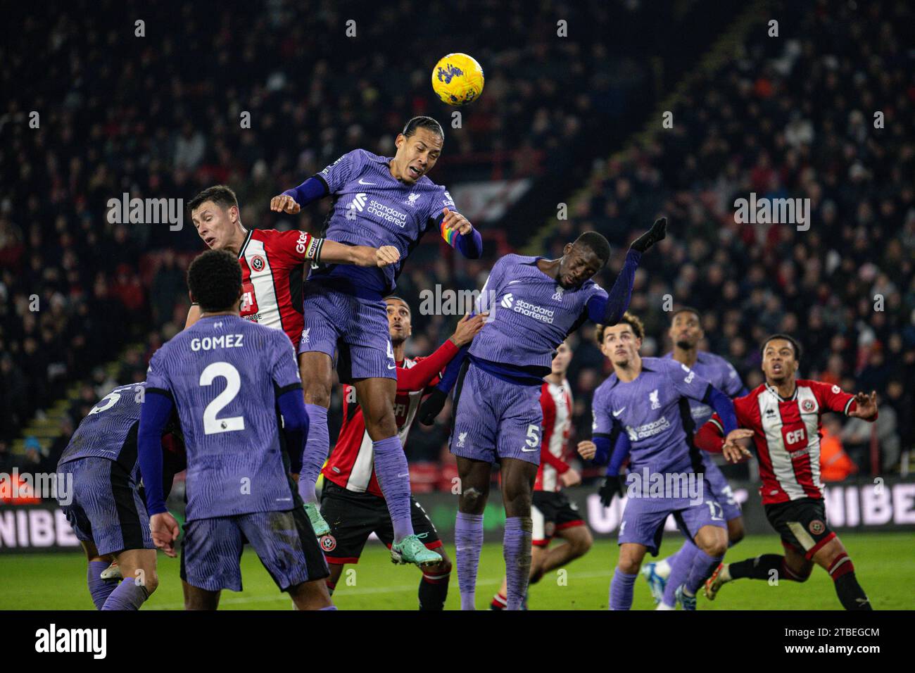 Bramall Lane, Sheffield, UK. 6th Dec, 2023. Premier League Football ...