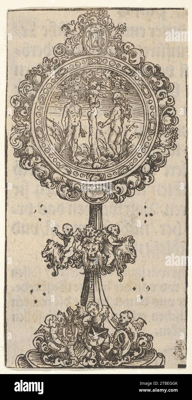 A Relief with Adam and Eve, from the Large Series of Wittenberg ...