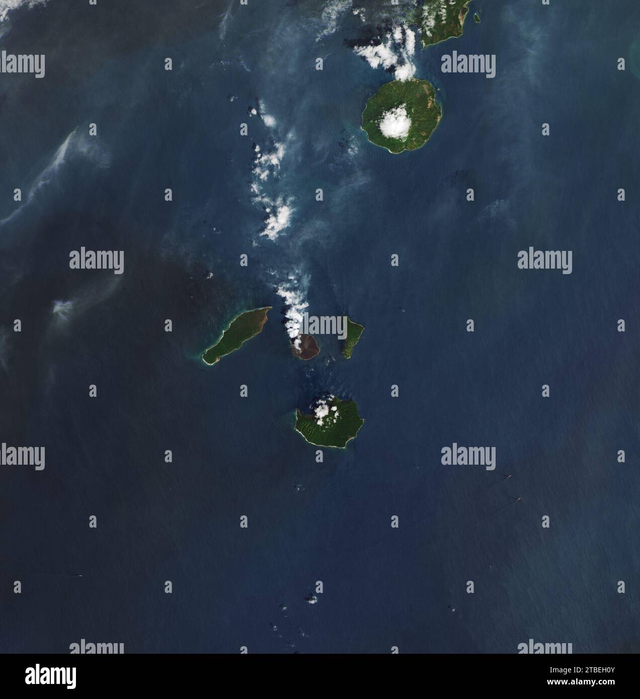 Indonesia. 3rd Dec, 2023. Anak Krakatau is a small, unimposing volcanic ...