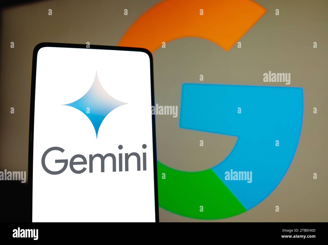 Brazil. 06th Dec, 2023. In this photo illustration, the Google Gemini logo is displayed on a ...