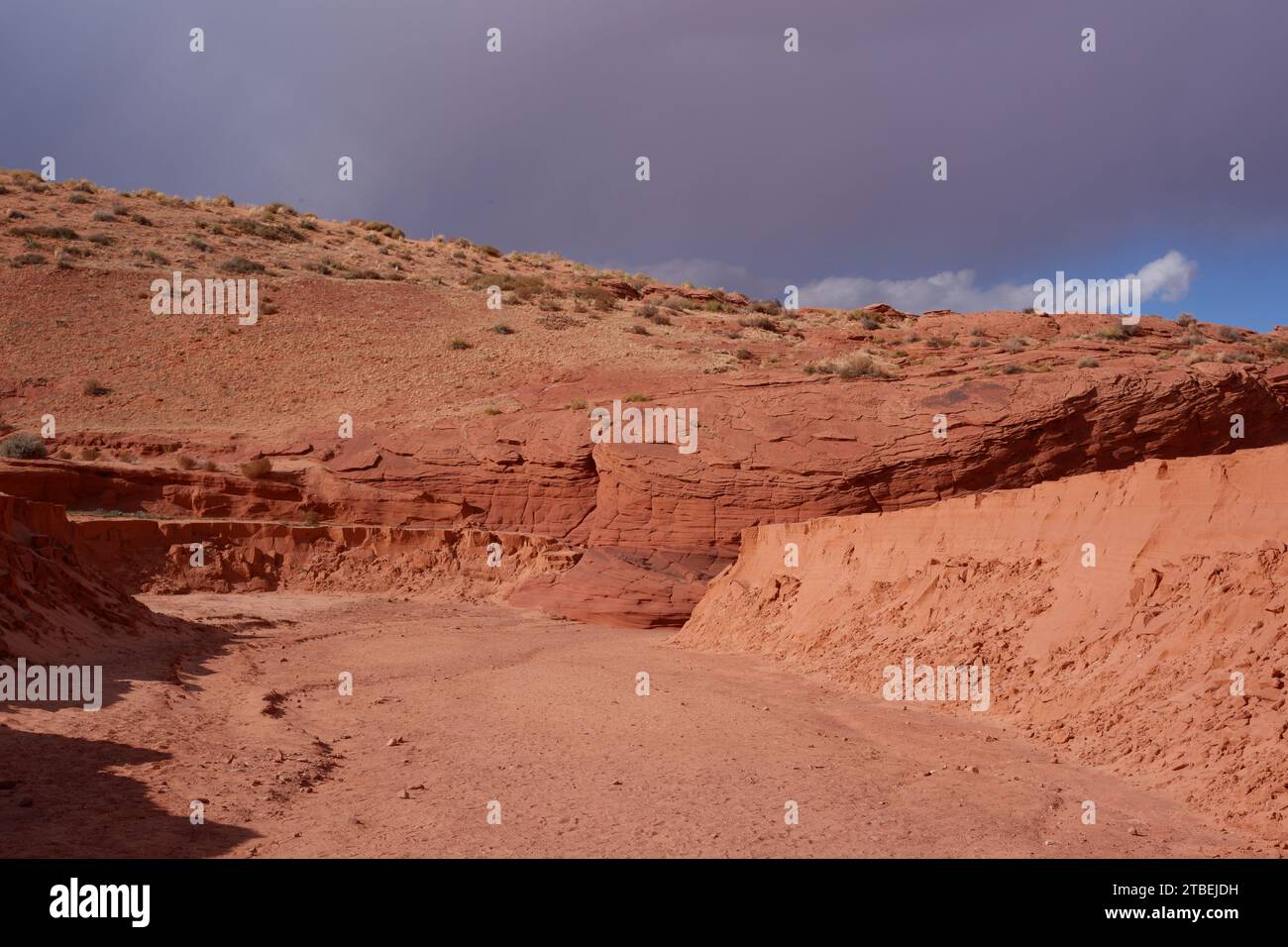 Photo of rear or back entrance of Navajo Upper Antelope Canyon within ...