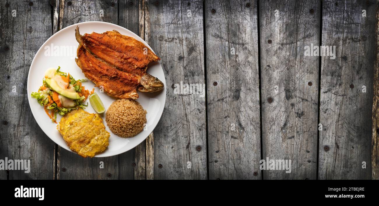 Fried trout, typical dish of the Andes - Traditional Colombian food ...