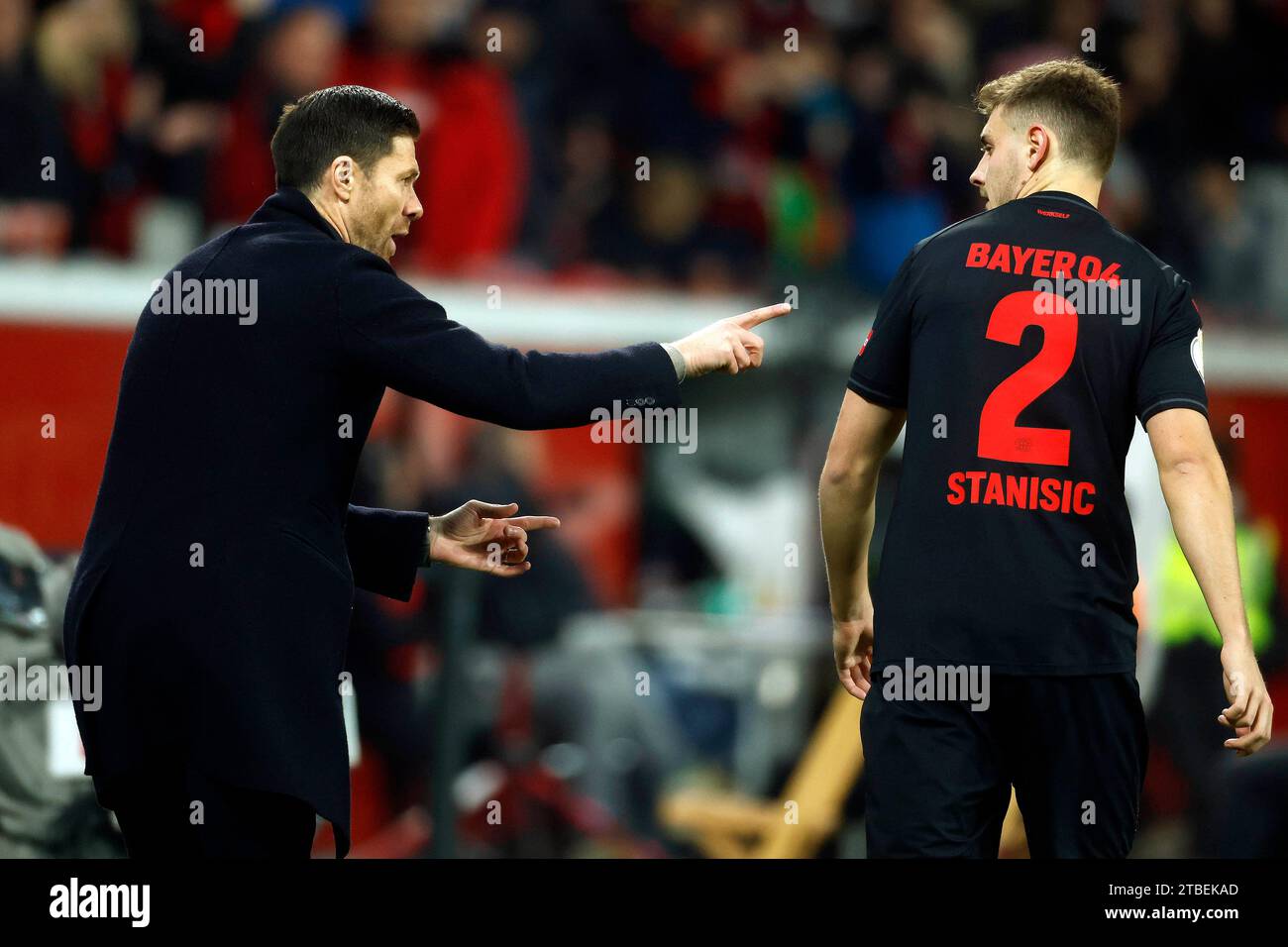 Leverkusen, Deutschland, DFB-Pokal-Achtelfinale Bayer 04 Leverkusen ...