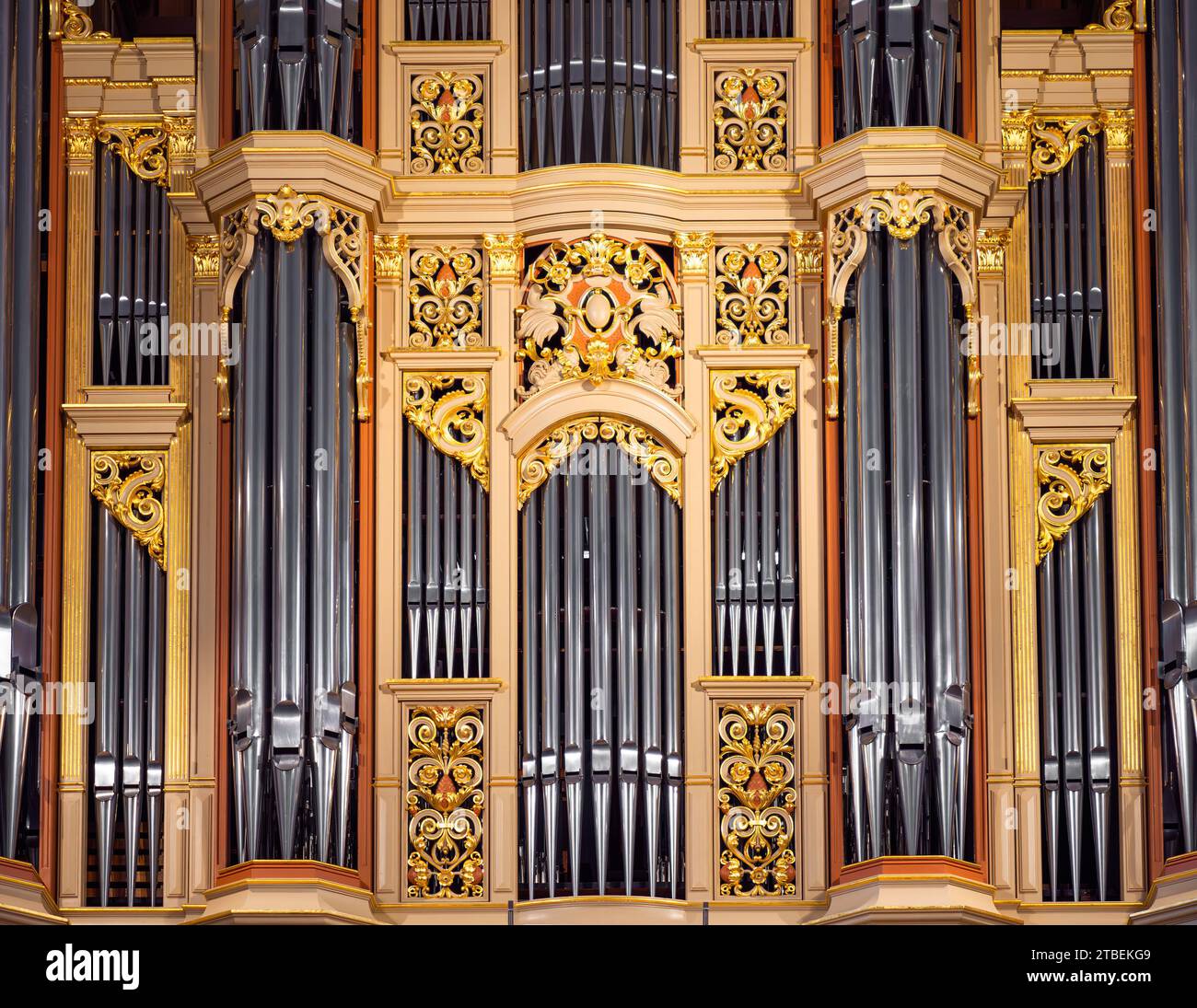 Koper, Slovenia - November 8, 2023: Organ in the Cathedral of the ...