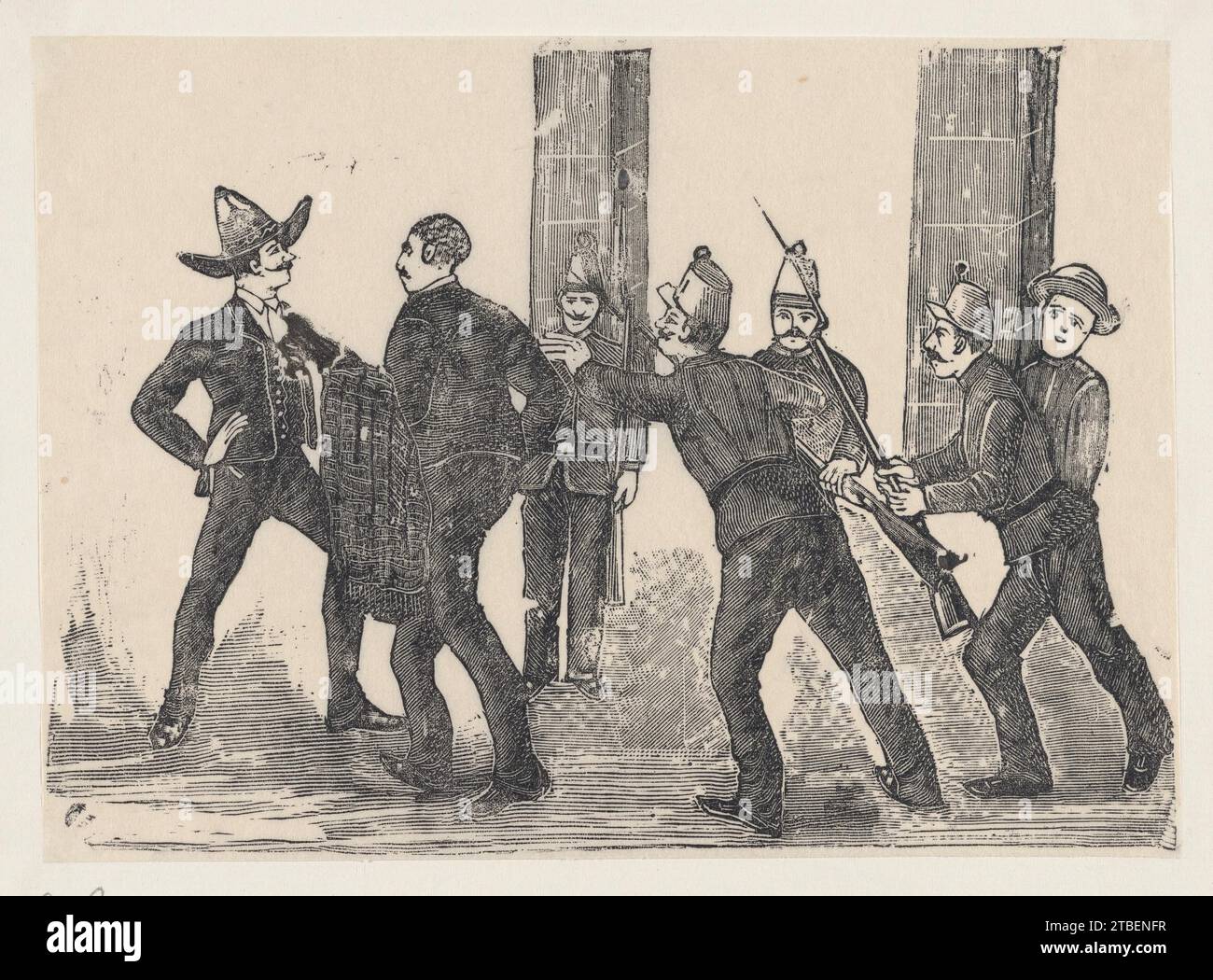 Execution of Jesus Bruno Martinez 1930 by Jose Guadalupe Posada Stock ...