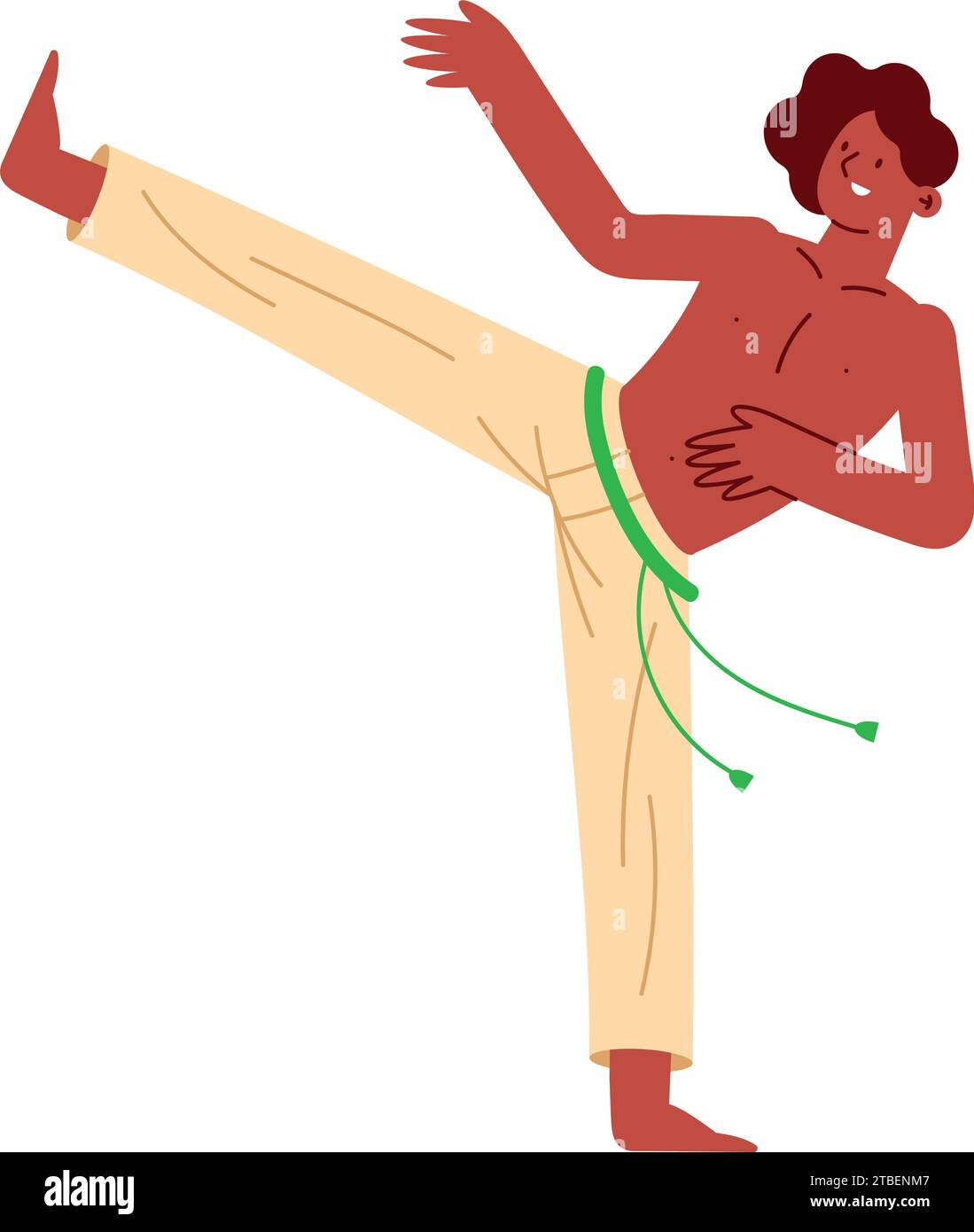 male dancing capoeira vector isolated Stock Vector Image & Art - Alamy