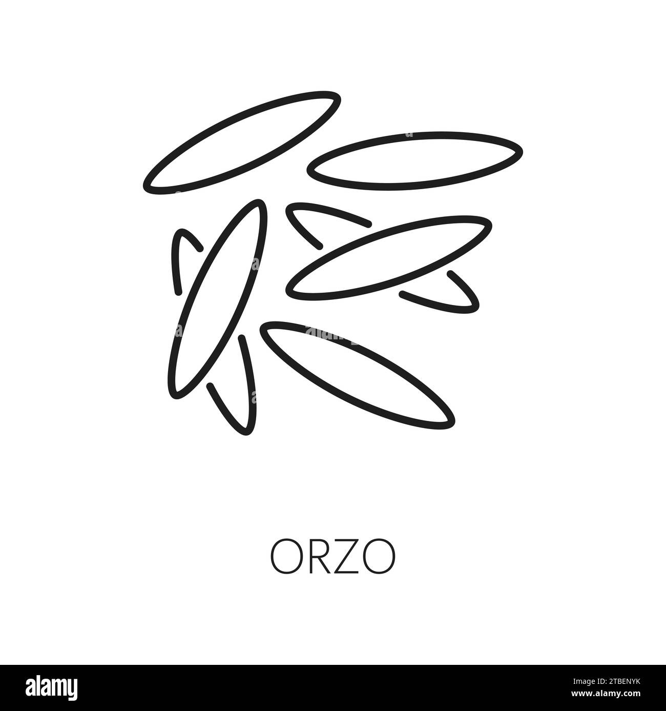 Kritharaki greece Stock Vector Images - Alamy