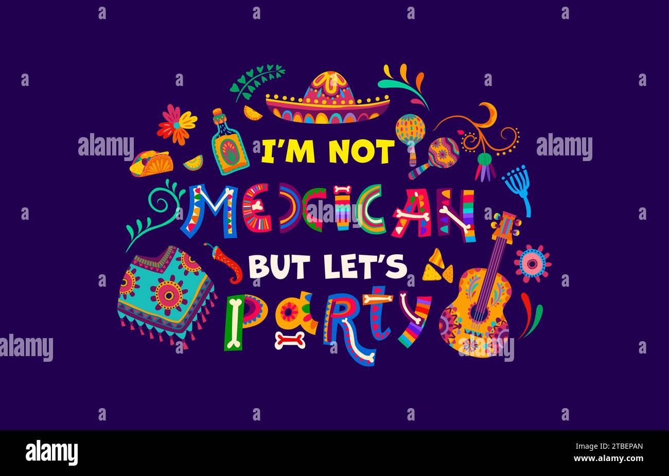 Mexican Holiday Quotes Happy Mexico Holiday Typography Quote Banner