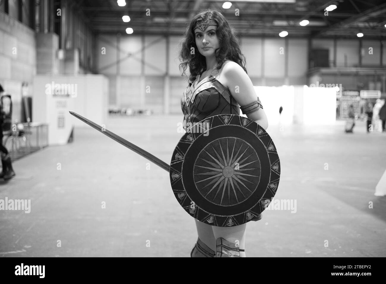 Cosplayer dressed attends the Madrid Cómic Pop Up Fair 2023 on November ...