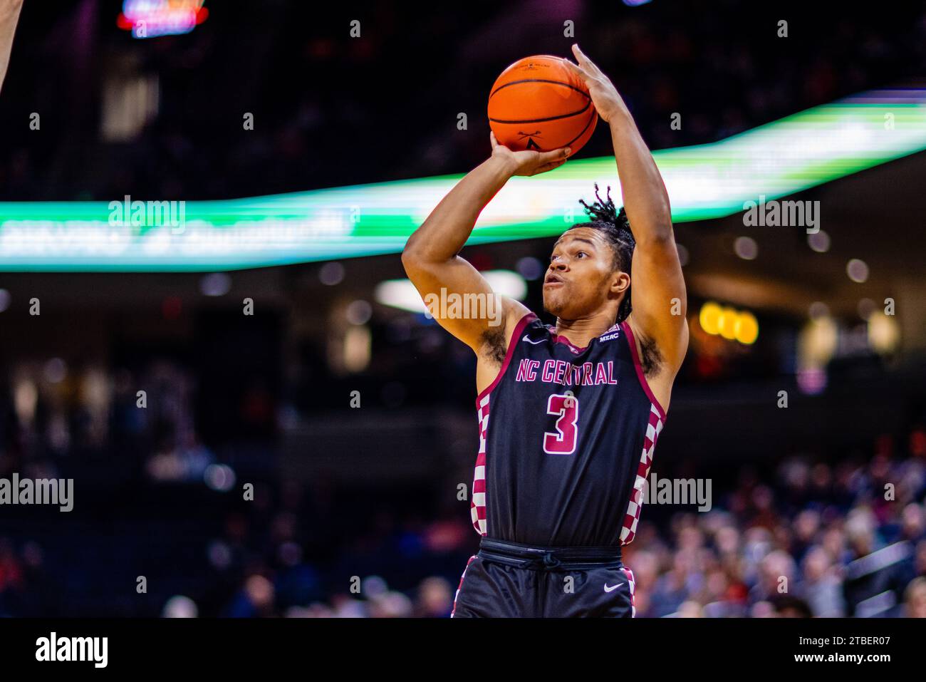 Charlottesville, VA, USA. 5th Dec, 2023. North Carolina Central Eagles ...