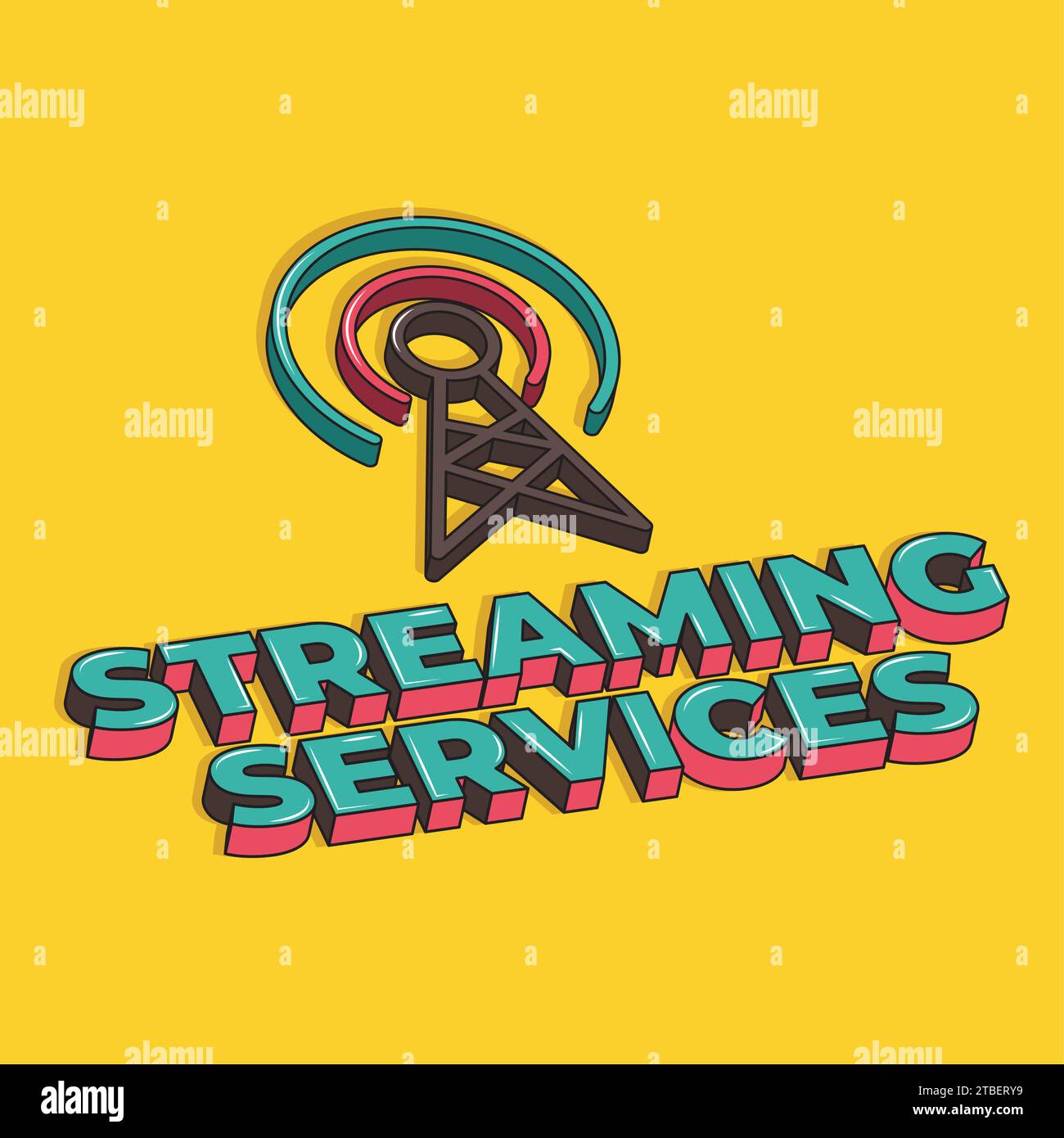 Tv streaming app home Stock Vector Images - Alamy