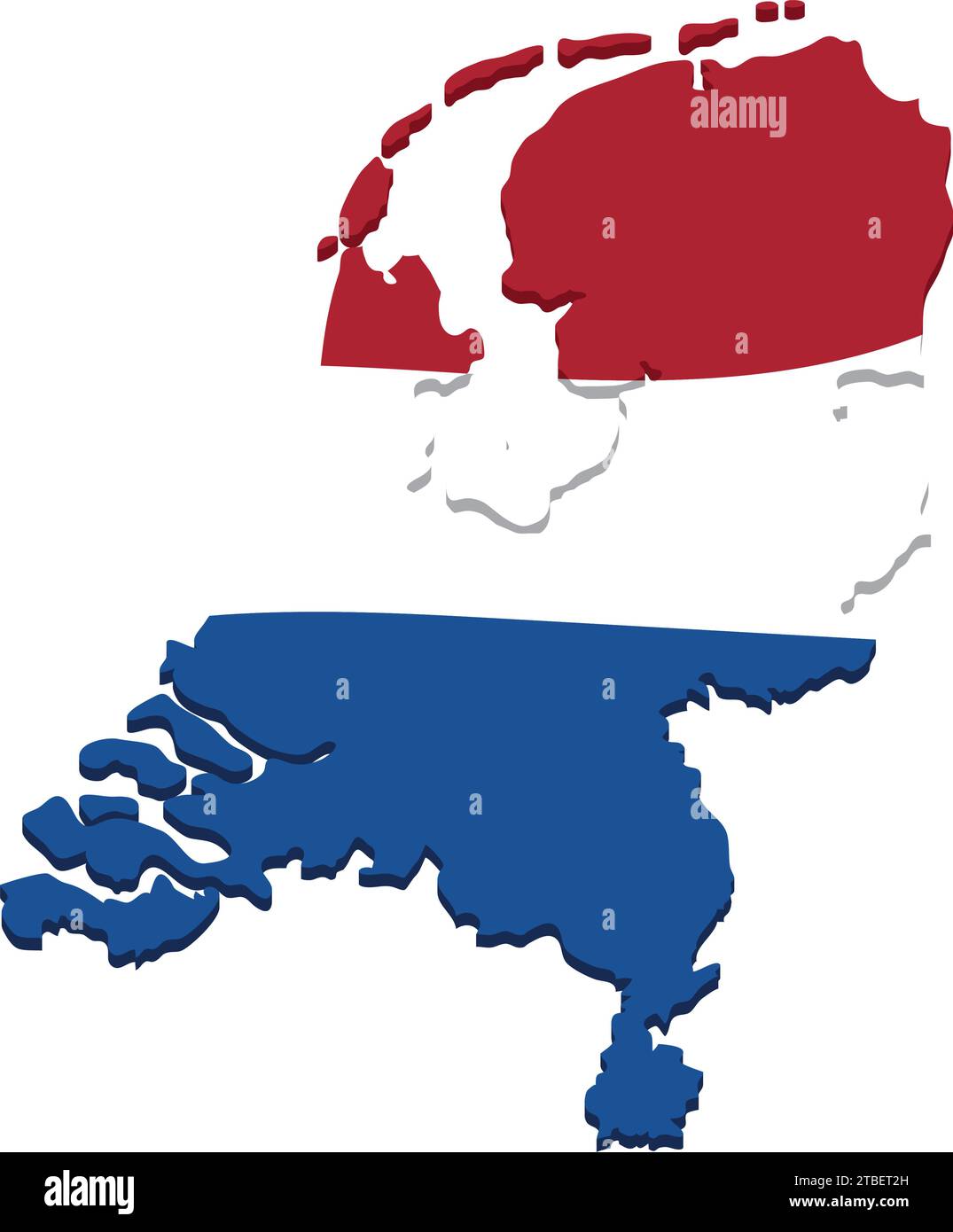 Map of holland Stock Vector Images - Alamy