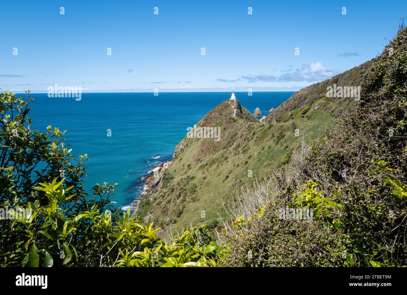 Road trip around the South Island of New Zealand. The headland of ...