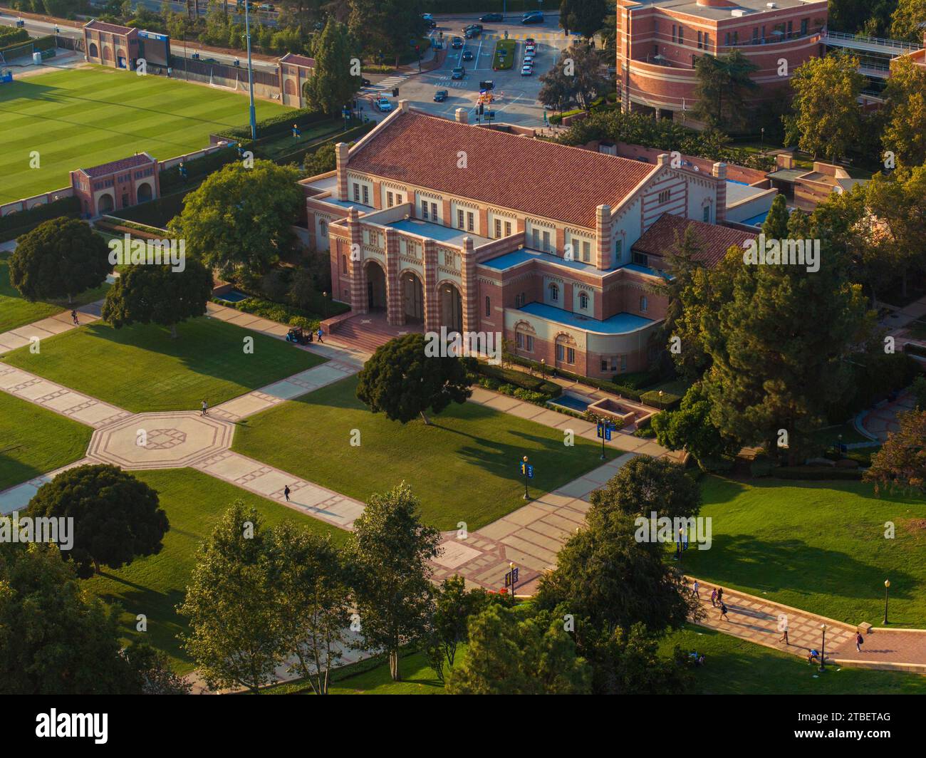 Aerial View of Traditional University Campus with Red-Brick Buildings ... Aerial View of Traditional University Campus with Red-Brick Buildings ...