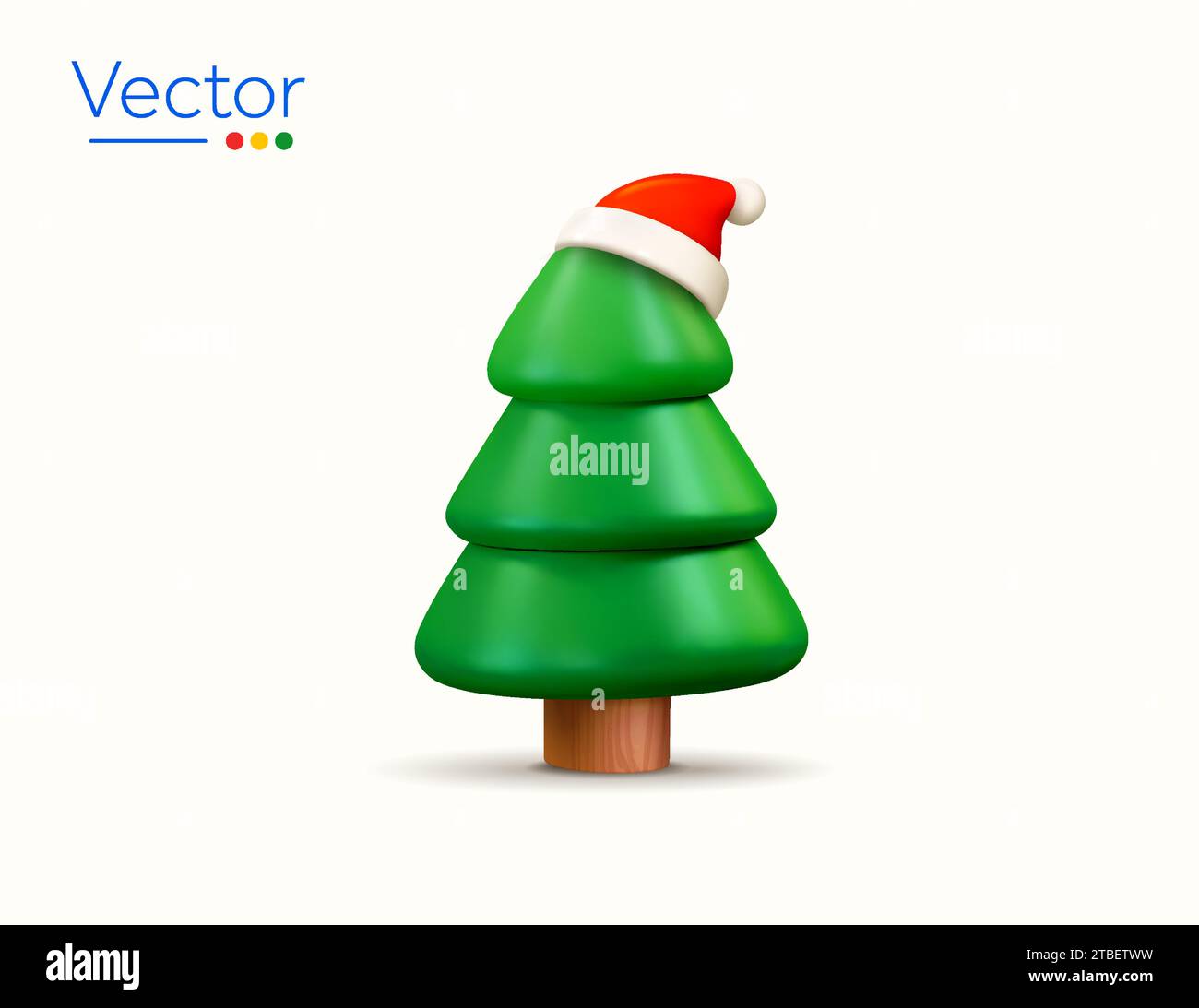 3d cartoon tree on Stock Vector Images - Alamy