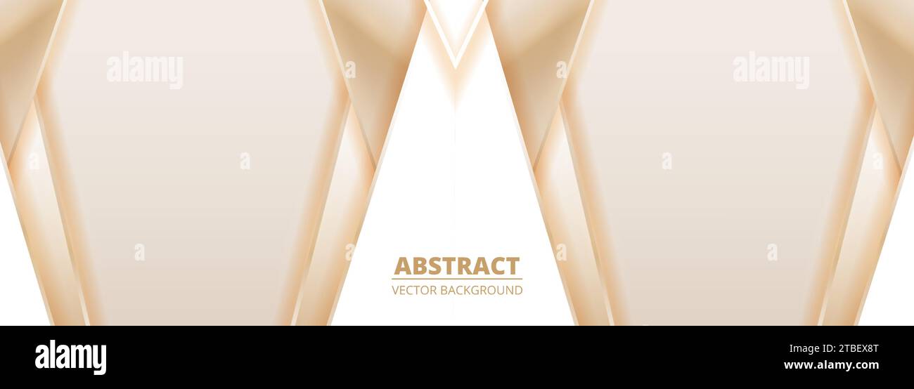 Soft gold modern abstract background with shadows and geometric shapes ...