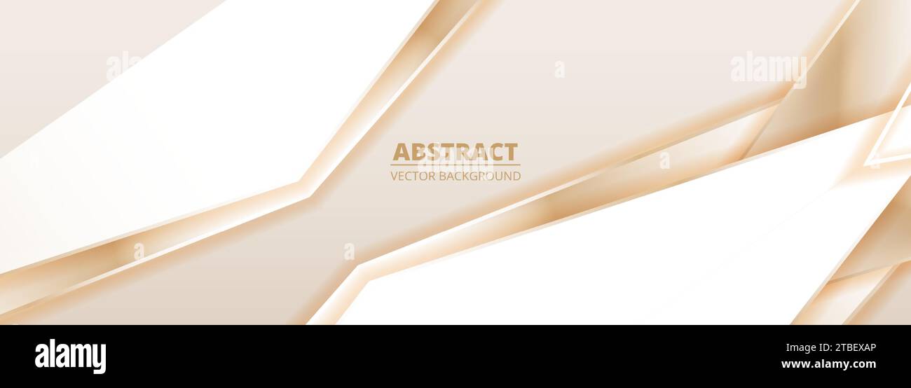 Soft gold modern abstract background with shadows and geometric shapes ...