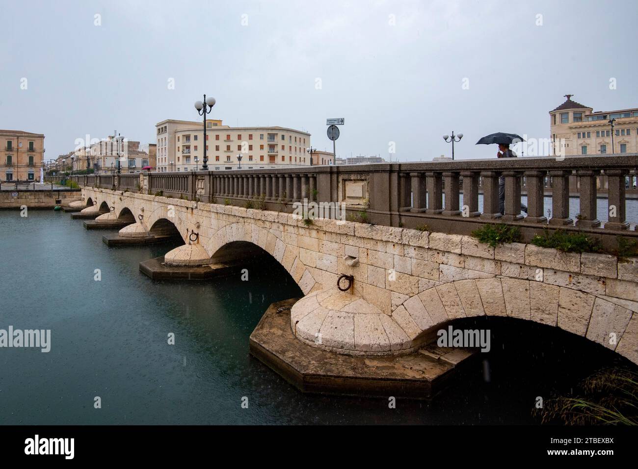 Umbertino Bridge - Siracusa - Italy Stock Photo - Alamy
