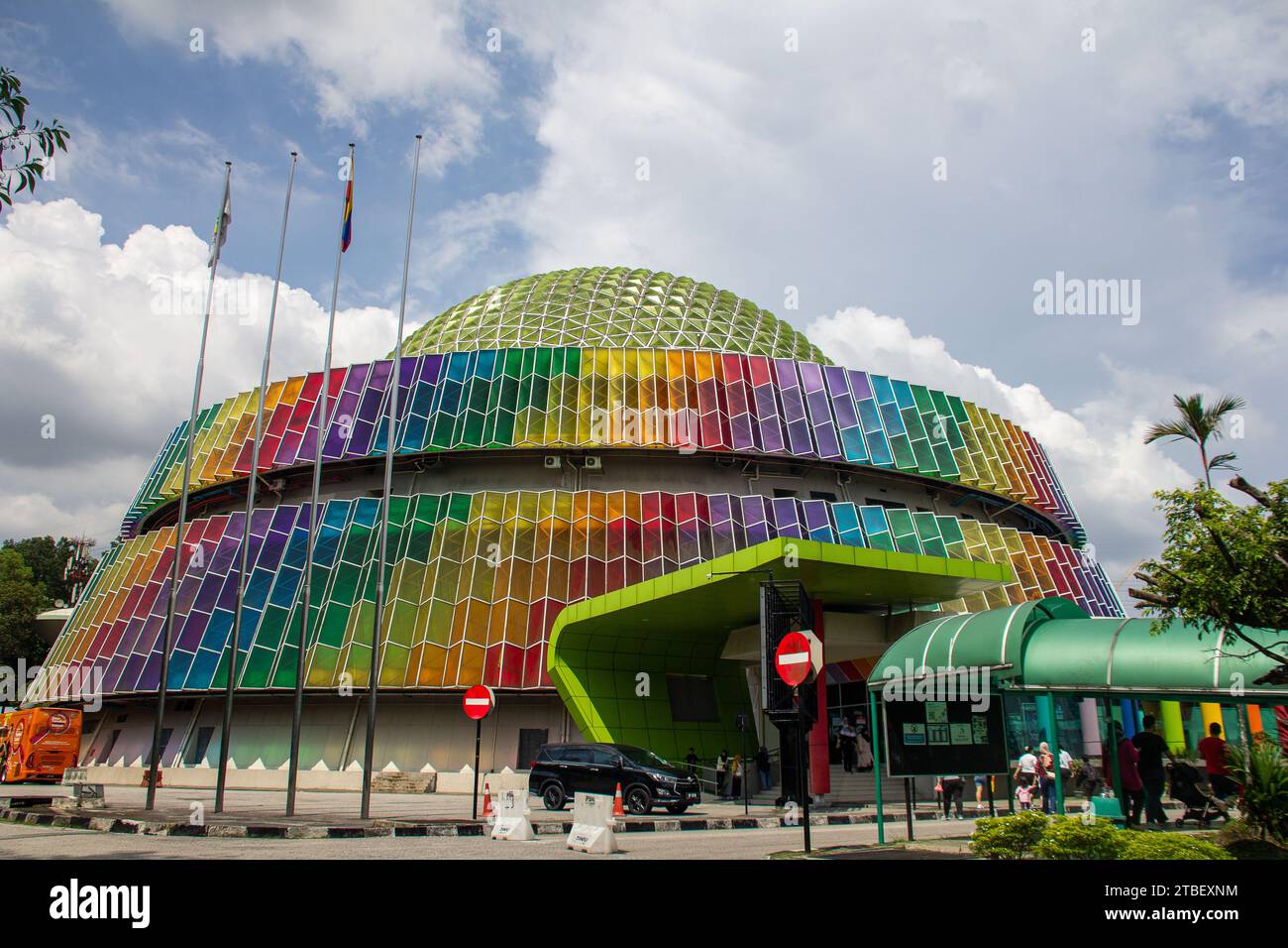 The colorful Pusat Sains Negara Kuala Lumpur (National Science Center ...