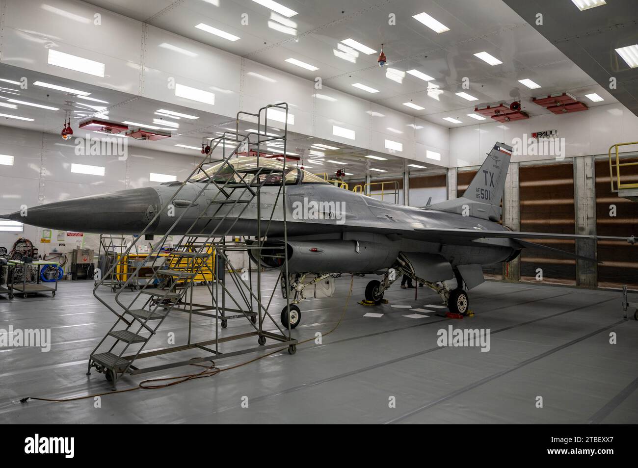An F-16 Fighting Falcon assigned 926th Wing sits in the 57th ...