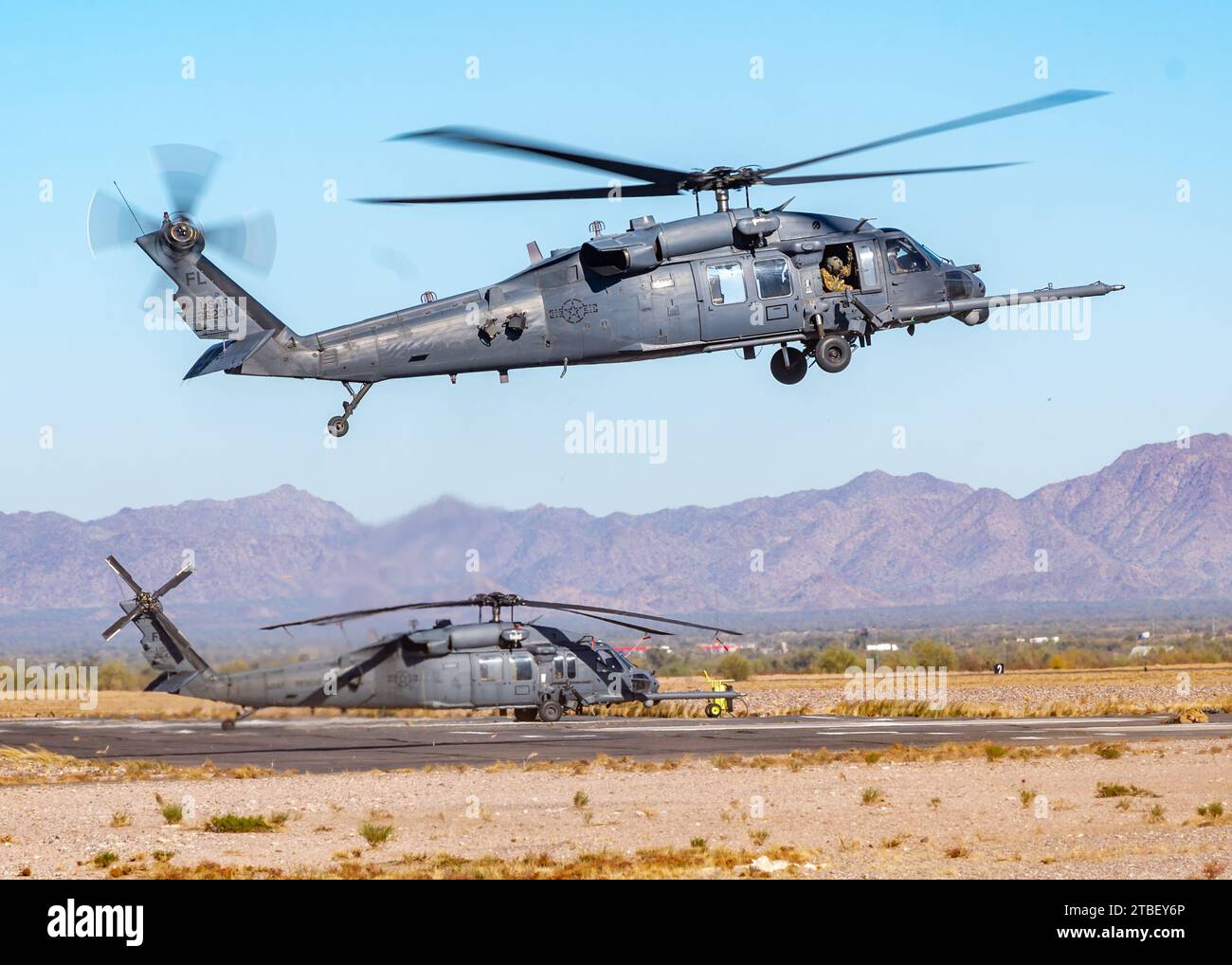 HH-60G Pave Hawk helicopter aircrew assigned to the 301st Rescue ...